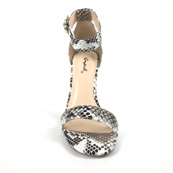 Shoes | Bella Snake Print High Heel Sandals | Poshmark